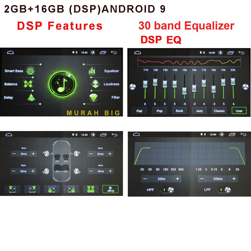 (READY STOCK)ON SALES-2GB+16GB DSP Android CAR Player 9-10 inch IPS 2 ...