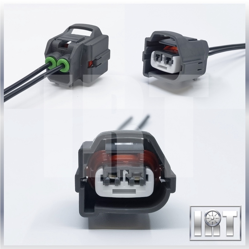 2 Pin Ignition Plug Coil Socket Hyundai Matrix Getz Accent Hilux DRL ...