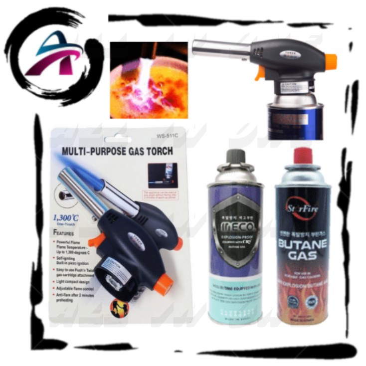 【Ready Stock】Multi Purpose Torch Piezo Ignition Pembakar Gas Lighter ...