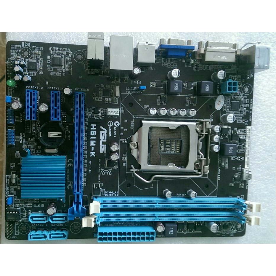 Asus H61 desktop motherboard, Socket 1155 (Included: Block (FE), CPU ...