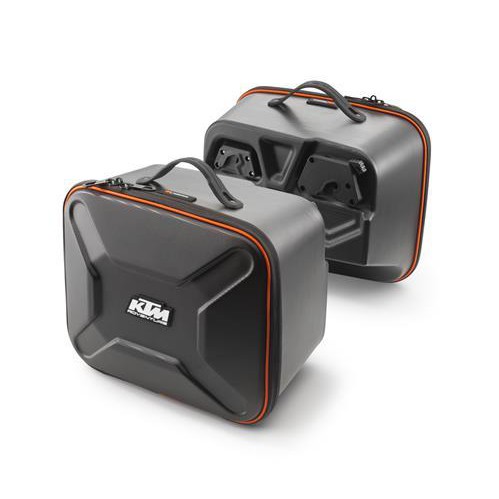 KTM SIDE BAG SET WITH SIDE BAG CARRIER ADVENTURE 390 / 250 ORIGINAL KTM ...