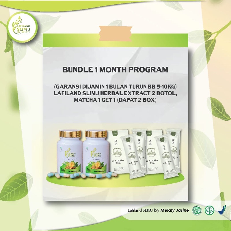 1 Month Package (2 lafiland slimj original+2 matcha Boxes) | Shopee ...