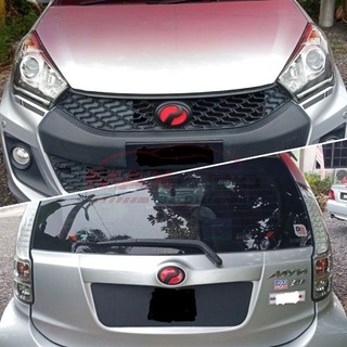 Car Emblem PERODUA ATIVA Logo Lambang Hitam Depan Belakang Sticker ...