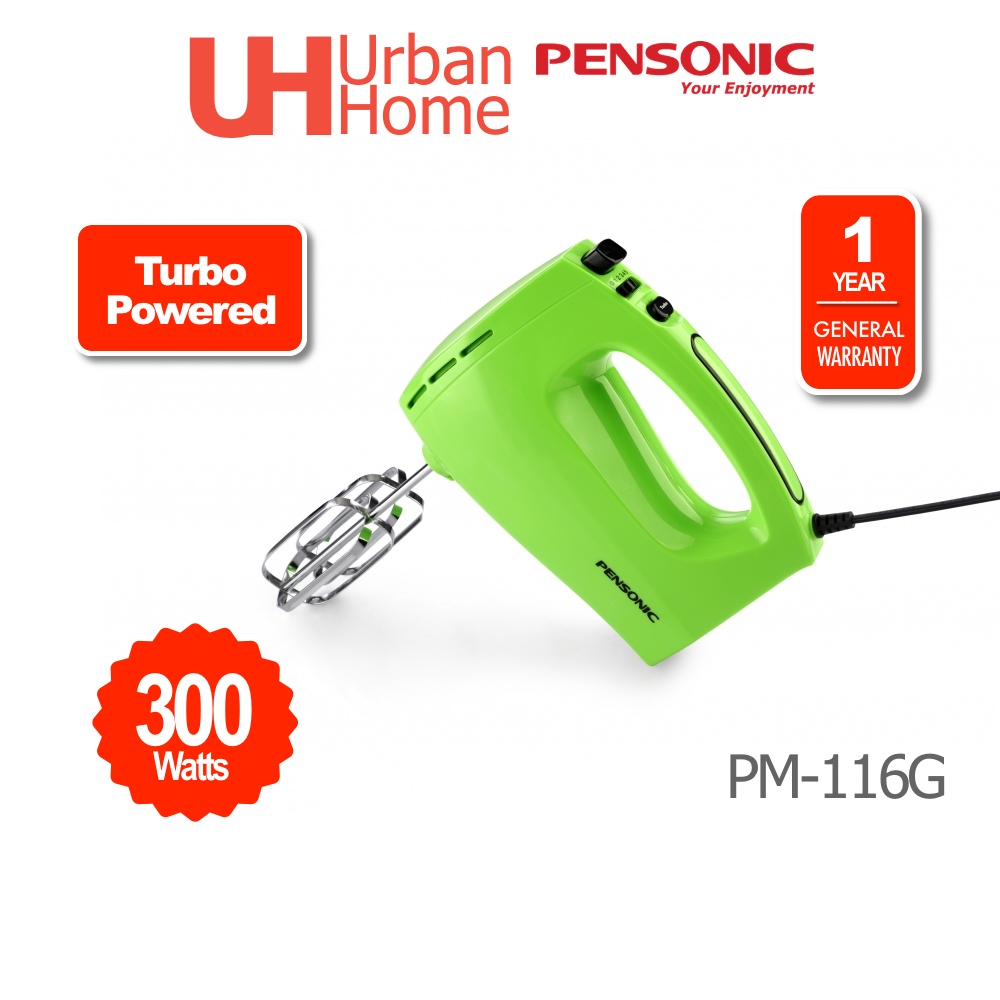 Pensonic/Cornell Turbo Powered Hand Mixer ( 300W ) PM-116G / CHM-909DX ...