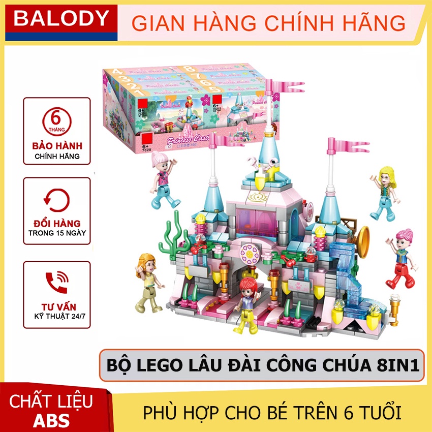 Genuine BALODY 8-in-1 Princess Castle lego Puzzle Set | Shopee Malaysia