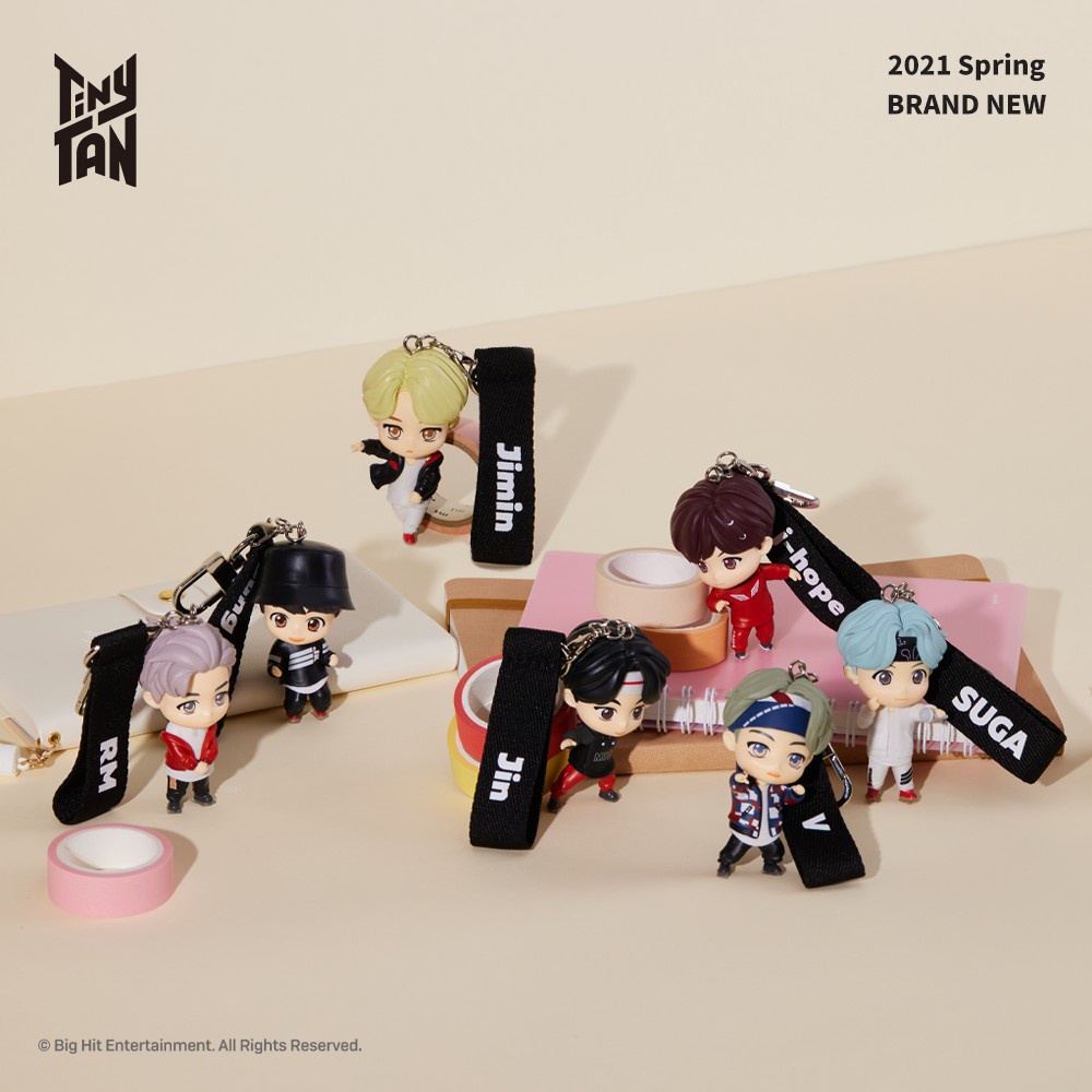 BTS Official TinyTAN Figure Keychain T-Money Keyring | Shopee Malaysia