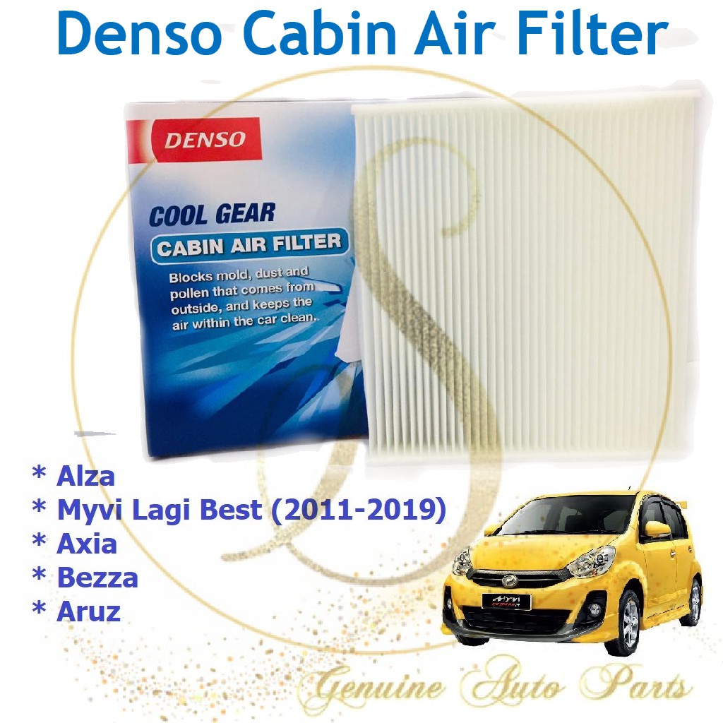 ( 100% Original ) Denso Cabin Air Cond Filter Perodua Alza / Axia ...