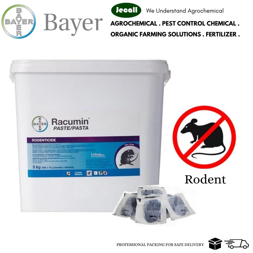 Bayer Racumin® Rodent Bait 20pcs x 10g / Umpan Tikus / Coumatetralyl 0. ...