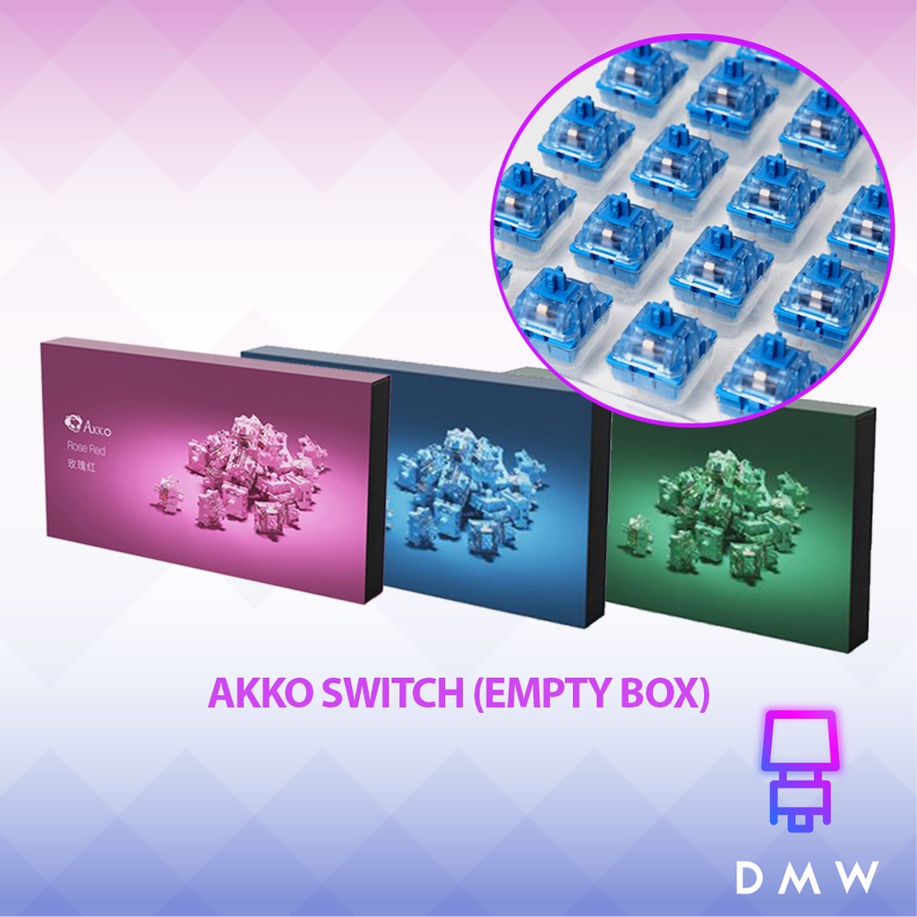 Akko CS Mechanical Keyboard Switch EMPTY BOX (Random Colour) | Shopee ...