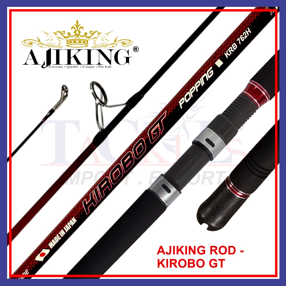 Ajiking Kirobo GT Joran Pancing Popping Saltwater Spinning Fishing Rod ...