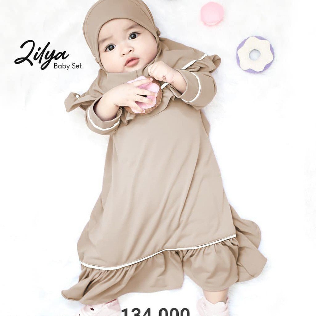 Lim-baby set Zily gamis newborn Baby girl 0 1 2 3 years old musa kids ...