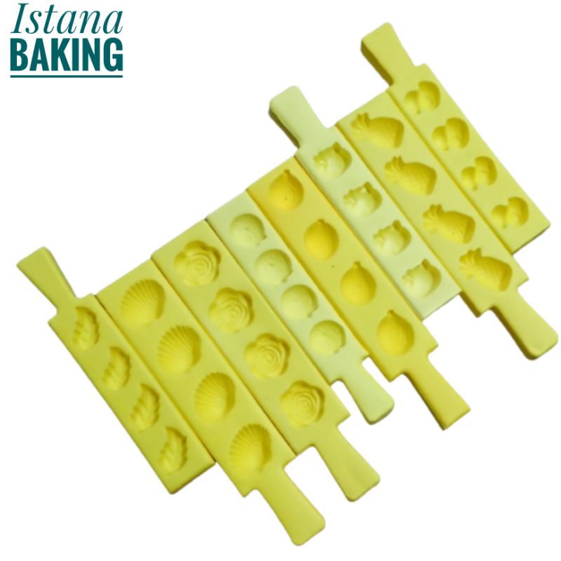 MAWAR Nastar Cake Mold Cookies Tok Character Shell Pineapple Rose ...
