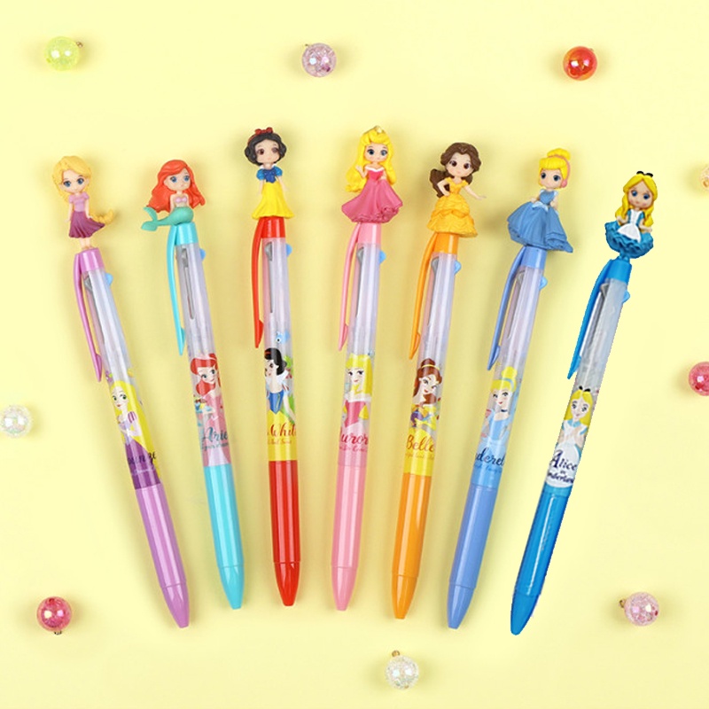 [Restocked] Disney Princess 3colors in a Ball Point Pen Figure Topper ...