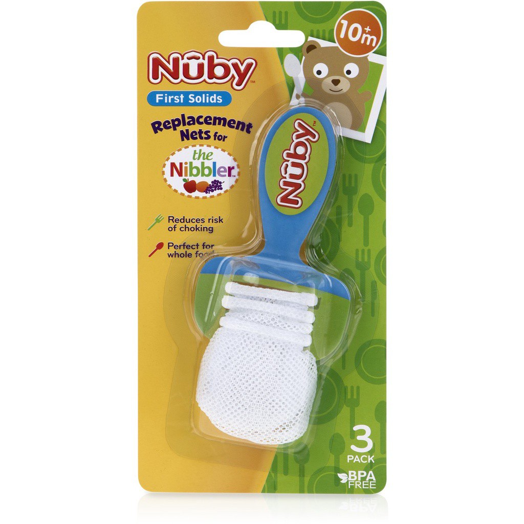 Nuby Nibbler Replacement Mesh Nets (10m+) | Shopee Malaysia