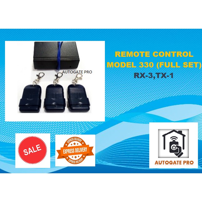REMOTE CONTOL MODEL 330 (FULL SET) | Shopee Malaysia