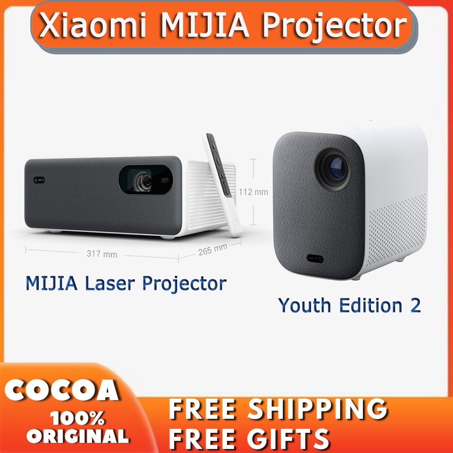 Xiaomi Mijia Laser Projector / Mijia Mini Projector Youth Edition 2 4K ...