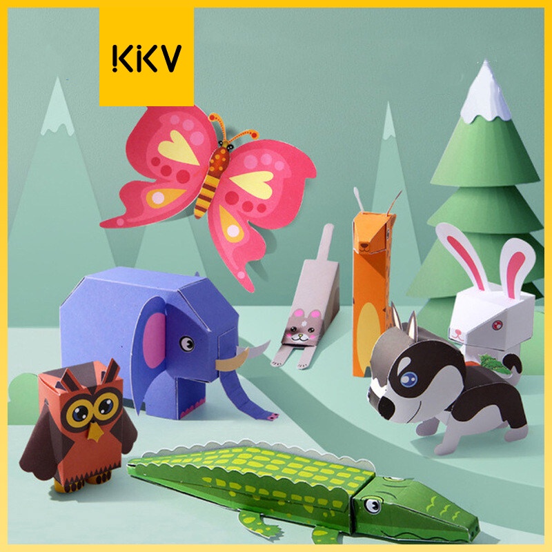 KKV - Joanmiro Stereoscopic 3D Paper Origami JM08404 3D puzzle Paper ...