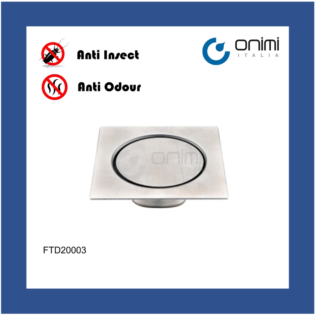 Onimi Italia - 6 inch Floor Trap (Anti Insect) (150mm) / 15cm floor ...