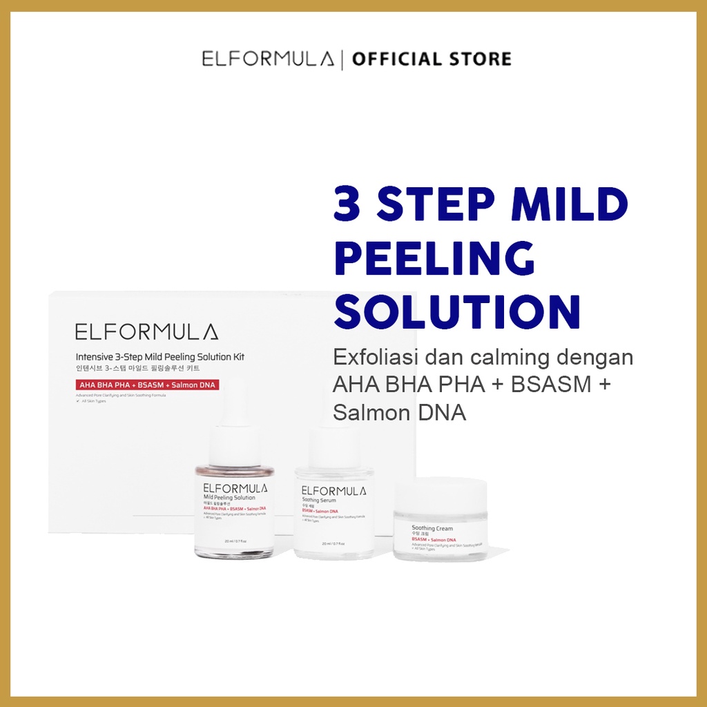 Elformula INTENSIVE 3-STEP MILD PEELING SOLUTION KIT | Shopee Malaysia