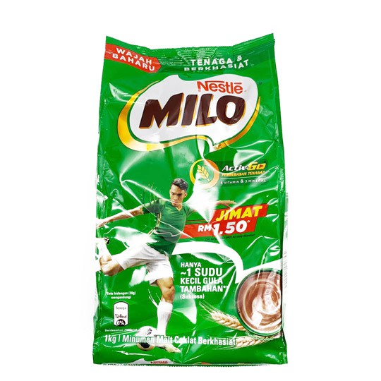 NESTLE MILO ACTIVE GO POWDER REFILL 1KG | Shopee Malaysia