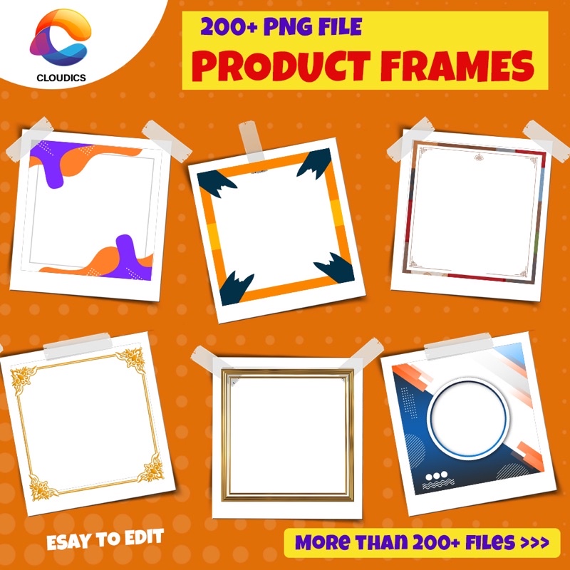 200+ Amazing PNG & Canva Frames For [Shopee, social media, Personal and ...