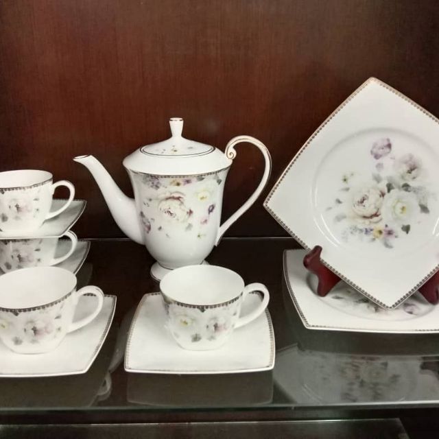 😍Tea set square vantage 12 pcs 😍 | Shopee Malaysia