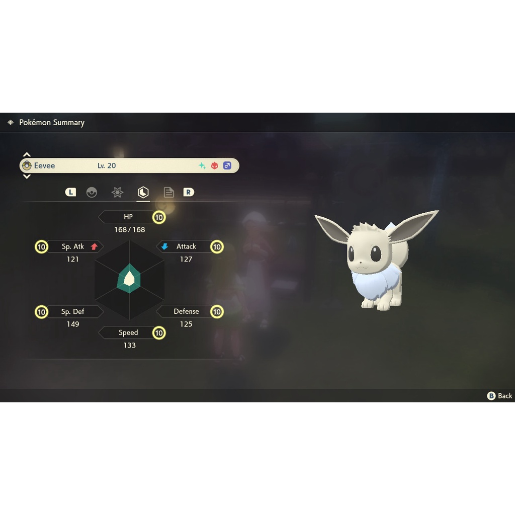 Ns Pokemon Legend Arceus Shiny Alpha Max Ev Eevee | Shopee Malaysia