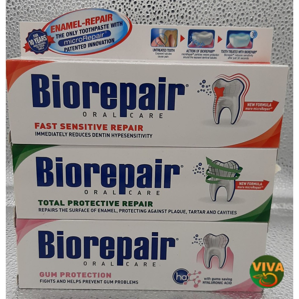 Biorepair Oral Care Toothpast牙膏 - Fast Sensitive repair 抗敏感 / Total ...
