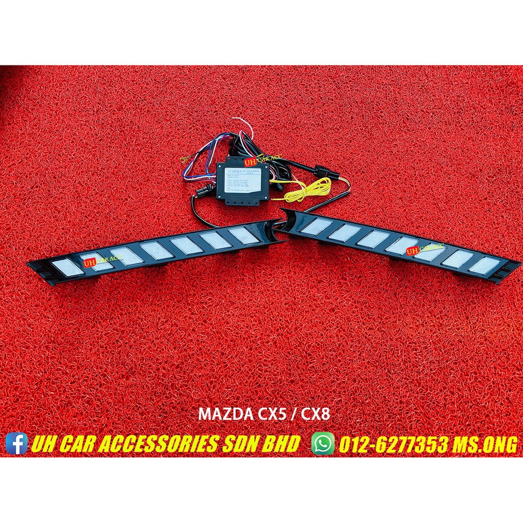 Mazda CX-5 CX5 & CX-8 CX8 Front Bumper LED DRL Daylight Light Lamp ...
