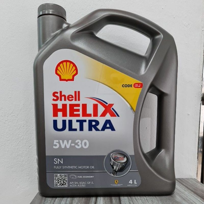 SHELL HELIX ULTRA 5W-30 SN FULLY 4L | Shopee Malaysia