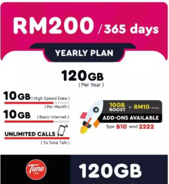 tunetalk plan rm48-(30day/unlimited Internet and call) | Shopee Malaysia
