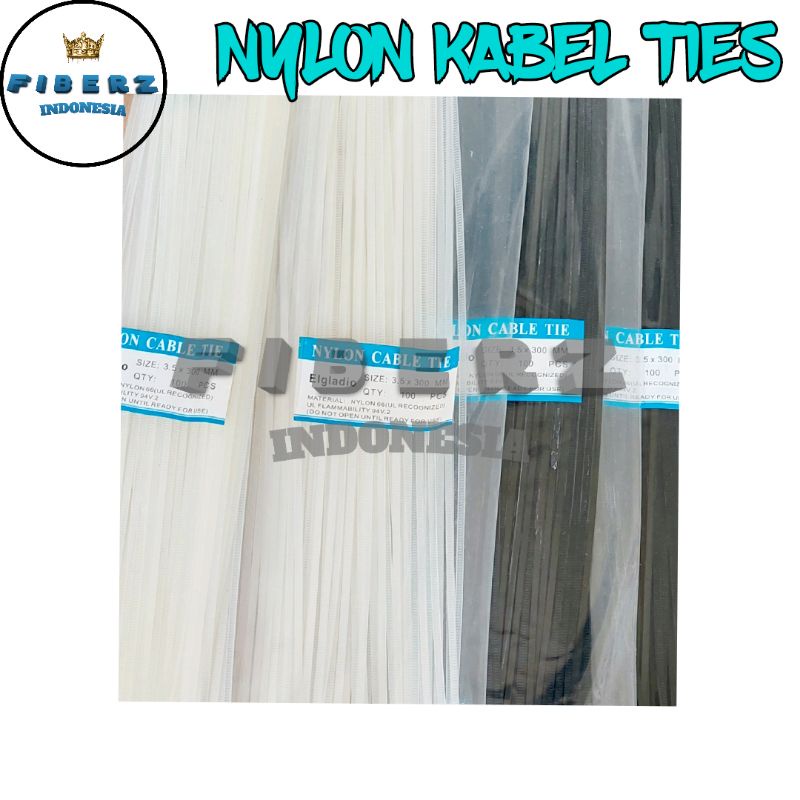 Fiberz - CABLE TIES 20cm/25cm/30cm Good Quality | Shopee Malaysia