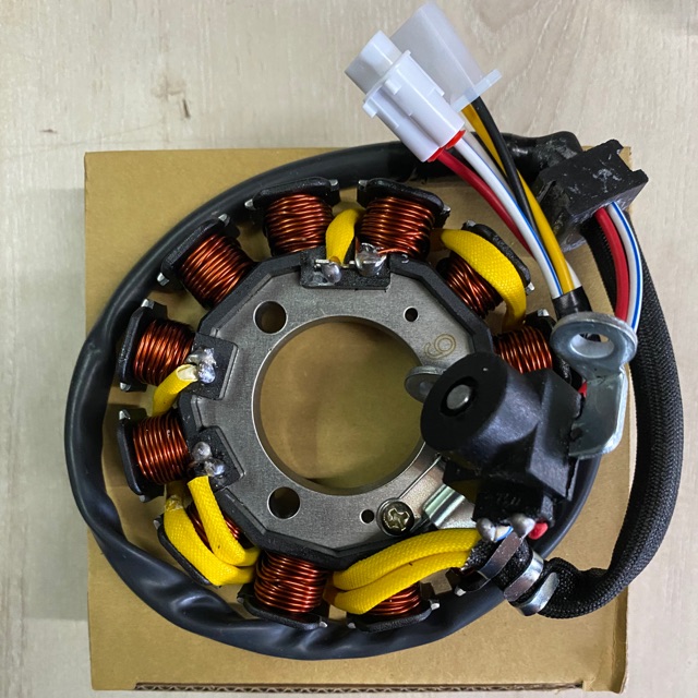 Stater Coil Complete/Fuel Coil Set/Magnet Coil set Yamaha (LC135 /Lc135 ...