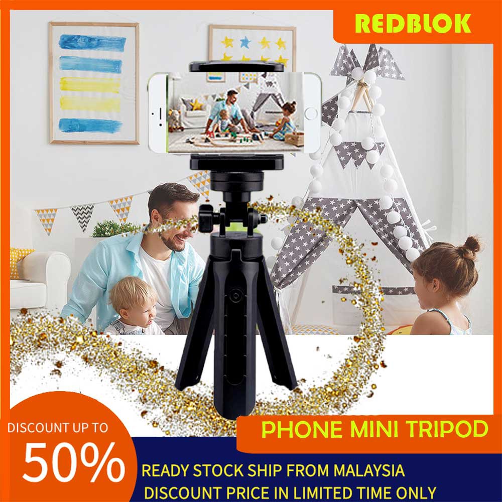 🔥 Ready Stock 🔥 Jackrila TRP-11 Phone Mobile Portable Tripod Alloy ...