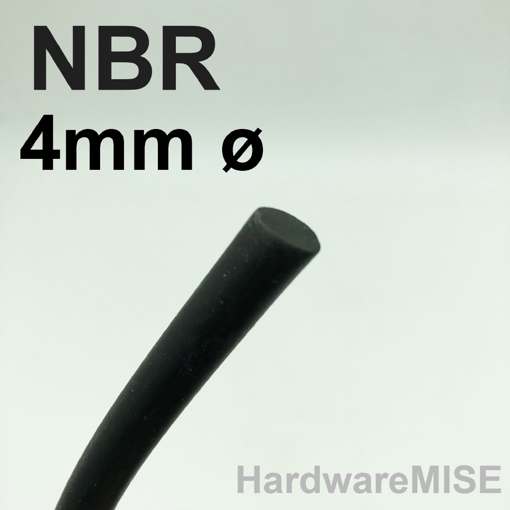 NBR Cord 4mm Buna-N O-Ring Cord Nitrile Rubber Round Cord O Ring ...