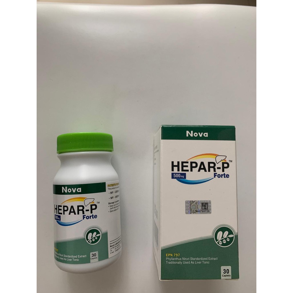 Nova HEPAR-P Forte 500mg [30'S] Exp: 08/22 - ( Ready Stock/ Ship in 24 ...