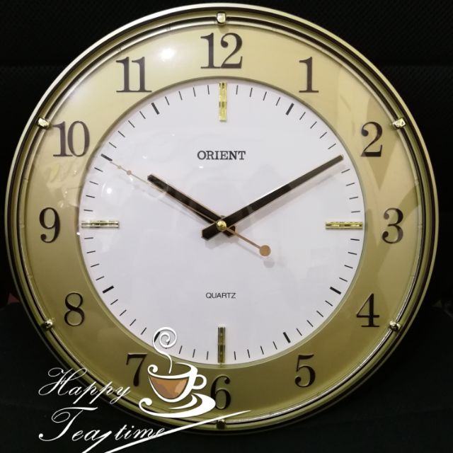 Authentic ORIENT WALL CLOCK OD182 JAM DINDING JENAMA ORIENT OD182 GOLD ...