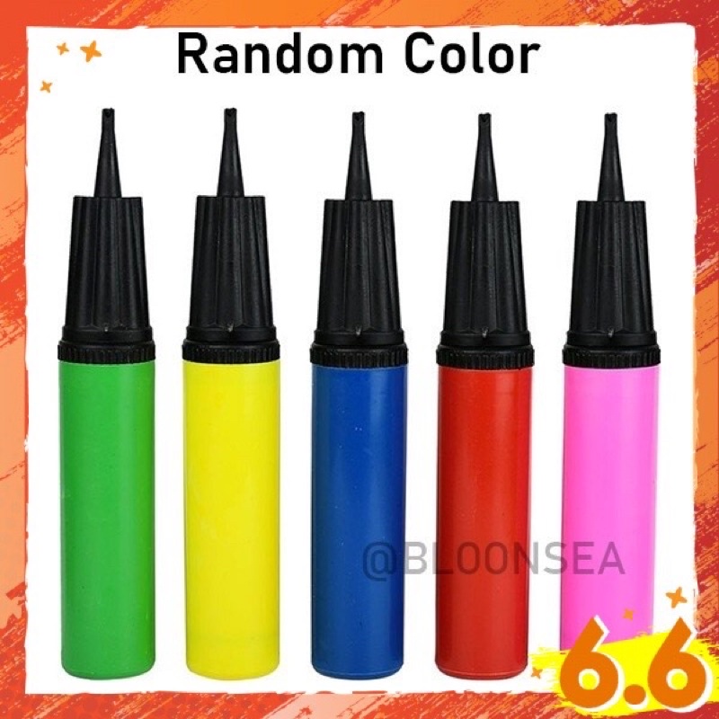 Large Hand Pump Mini Balloon Hand Pump Inflator Big Colorful Hand Held ...