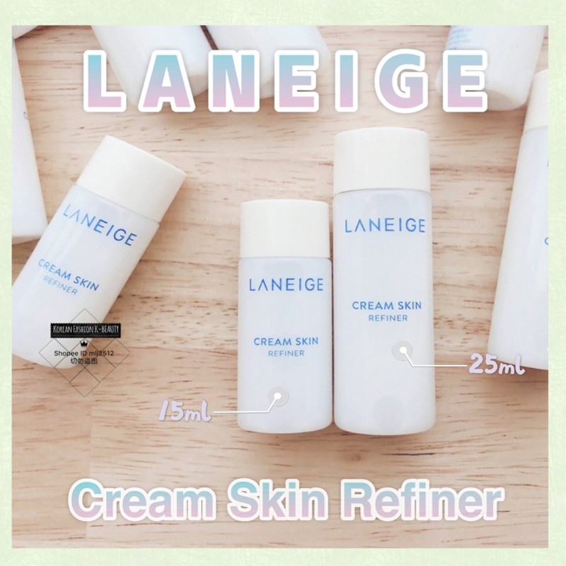 Ready Stock LANEIGE ★ Cream Skin Refiner 15ml / 25ml ( Sample Kit ...