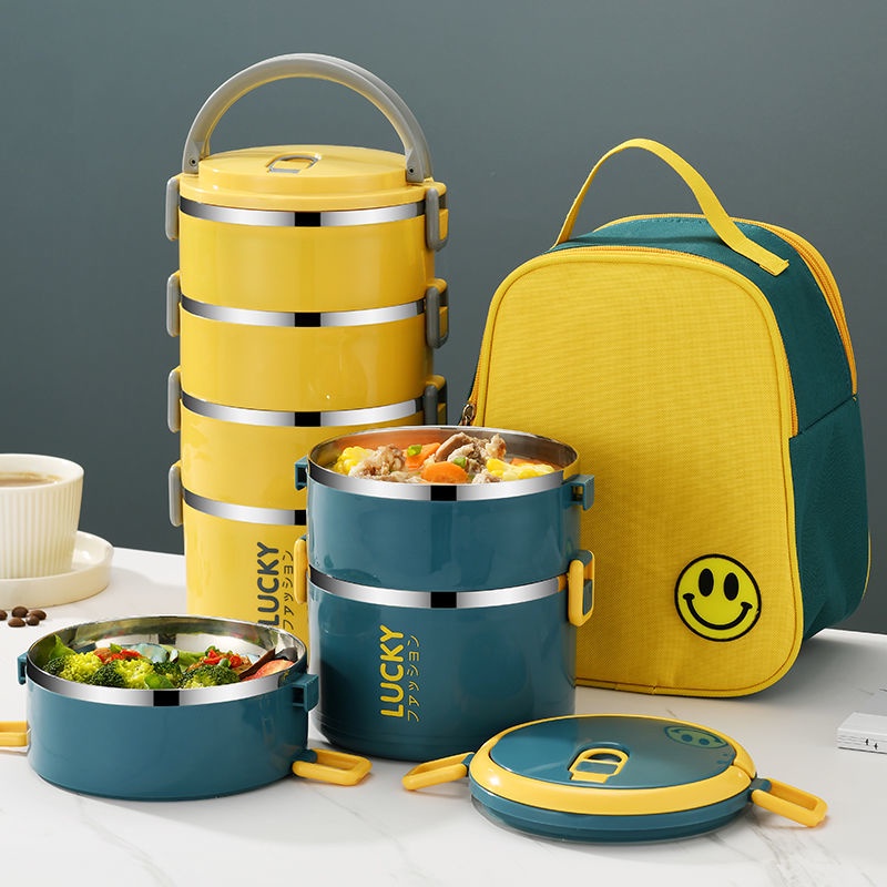 Lunch box with lid, office worker, adult insulated lunch bucket ...
