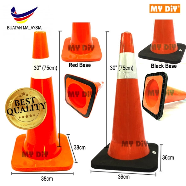MYDIYHOMDEPOT - High Quality 30” Safety Cone Parking Safety Cone ...