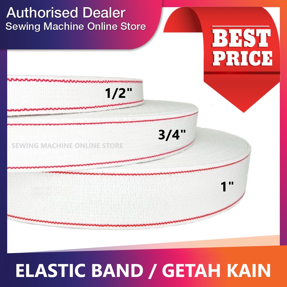 🔥Borong Murah🔥 Getah Kain / Getah Pinggang Kain / Getah Seluar / Getah ...