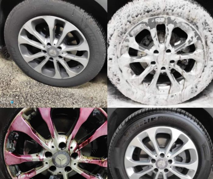 Iron-X Wheel Cleaner Iron Remover Iron Terminator Car care Rust Remover ...