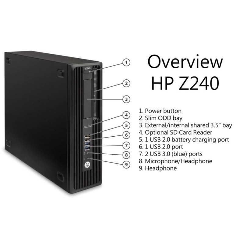 DESKTOP HP Z240 SSF WORKSTATION (CPU ONLY) | Shopee Malaysia