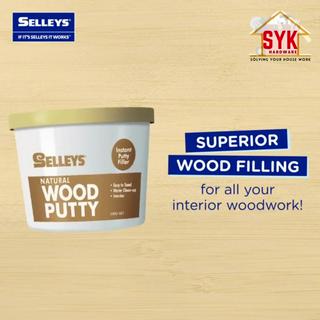 SYK SELLEYS / BOSSMAN Natural Wood Putty Filler 500g Wood Filler Repair ...