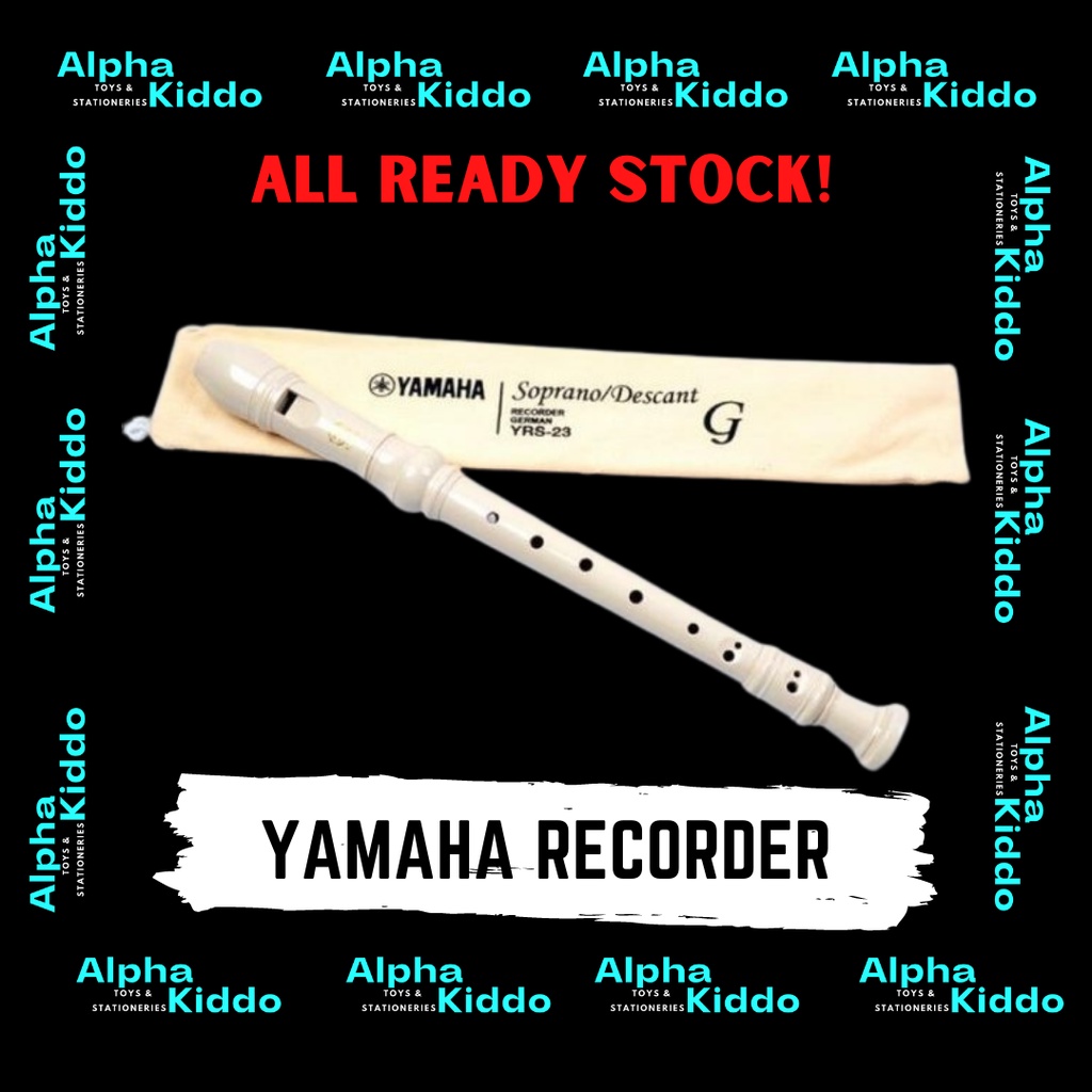 YAMAHA Recorder YRS-23 100% ORIGINAL 雅马哈原装笛子 School Student Musical ...
