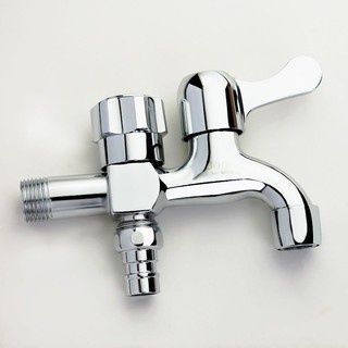 TWO WAY FAUCET BIB TAP WALL MOUNTED WATER TAP | Shopee Malaysia