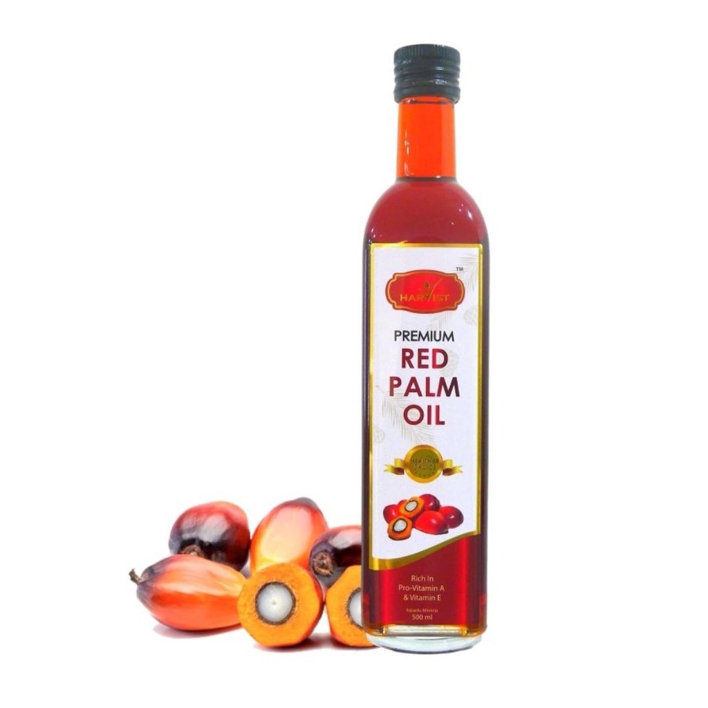 Harvist Premium Red Palm Oil 750 ml/ Cooking oil 1l/ Oil garlic Infused ...
