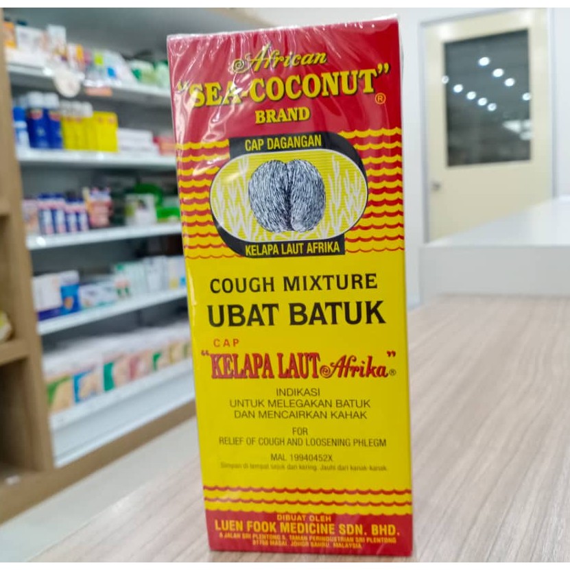 UBAT BATUK CAP KELAPA LAUT AFRIKA 177ML | Shopee Malaysia