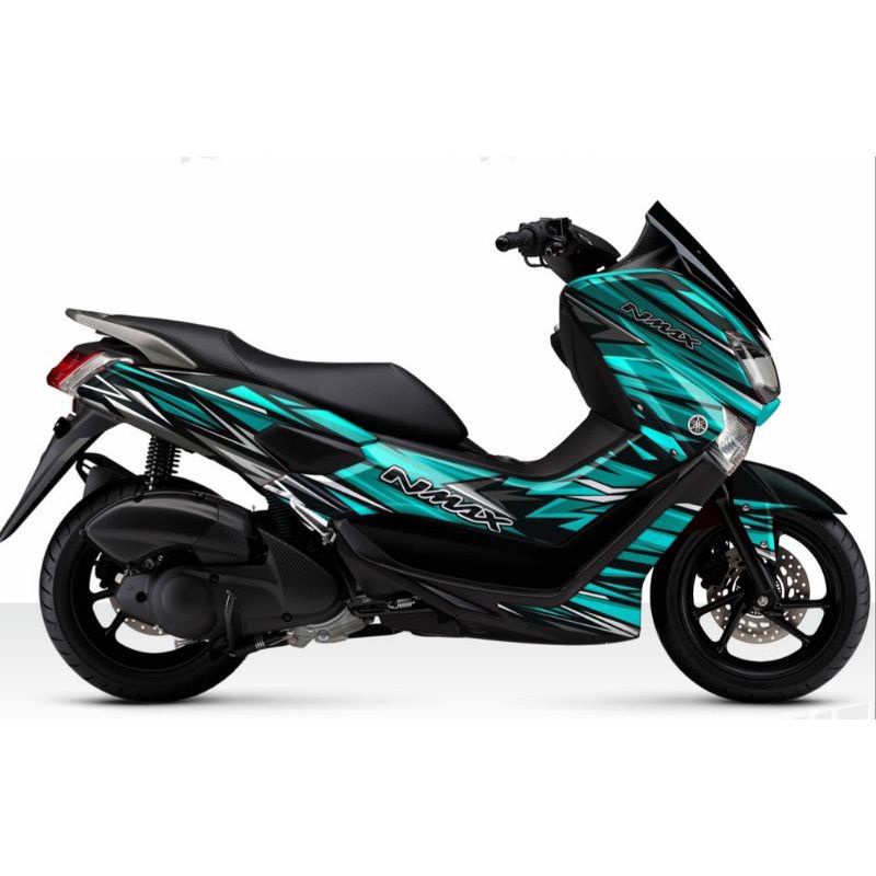 Old nmax Motorcycle decal Sticker pull body striping decal Variation ...